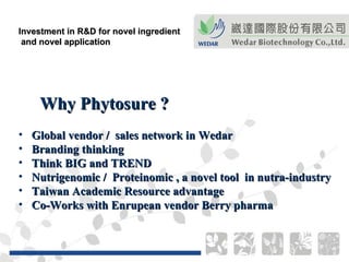 Introduction Of Wedar Presentation | PPT