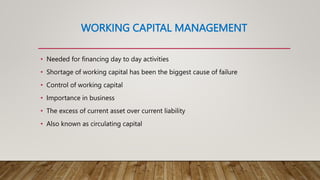 Introduction of Working Capital Management.pptx
