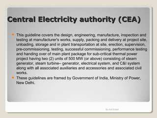 Introduction on indian codes as applied in electrical design | PPT