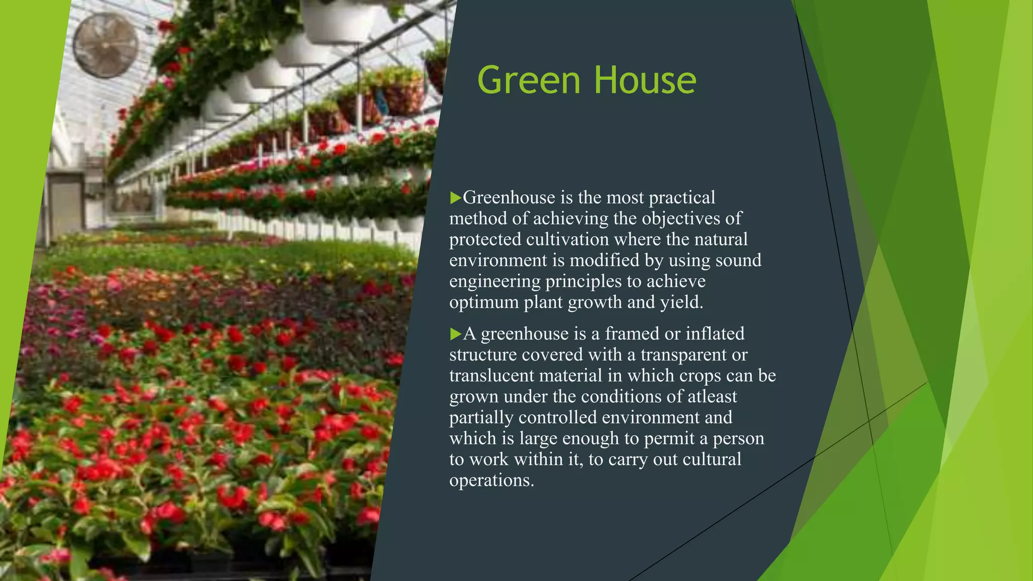 Introduction on protected floriculture | PPTX