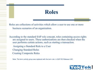 Introduction on sap security | PPT
