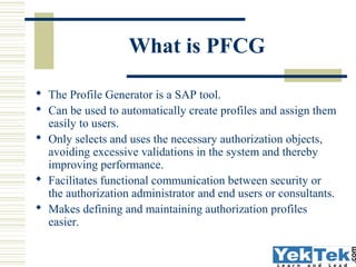 Introduction on sap security | PPT