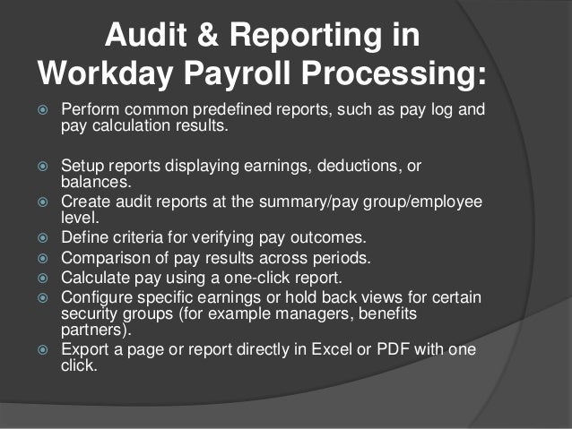 Introduction on Workday Payroll Management System and Software ...