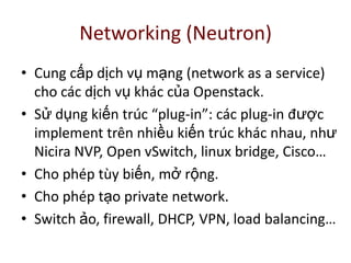 Tìm hiểu về OpenStack | PPTX