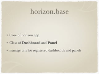 Introduction openstack horizon | PPT