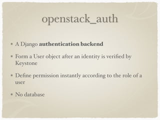 Introduction openstack horizon | PPT