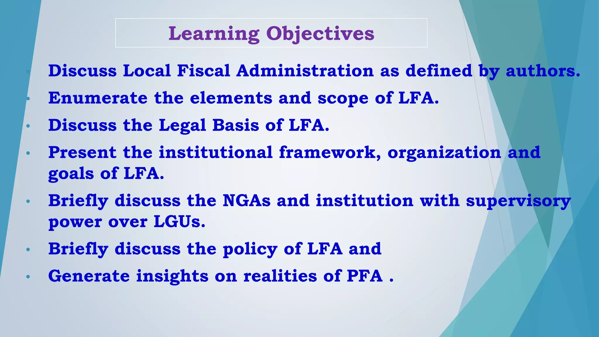 Public Fiscal Administration | PDF