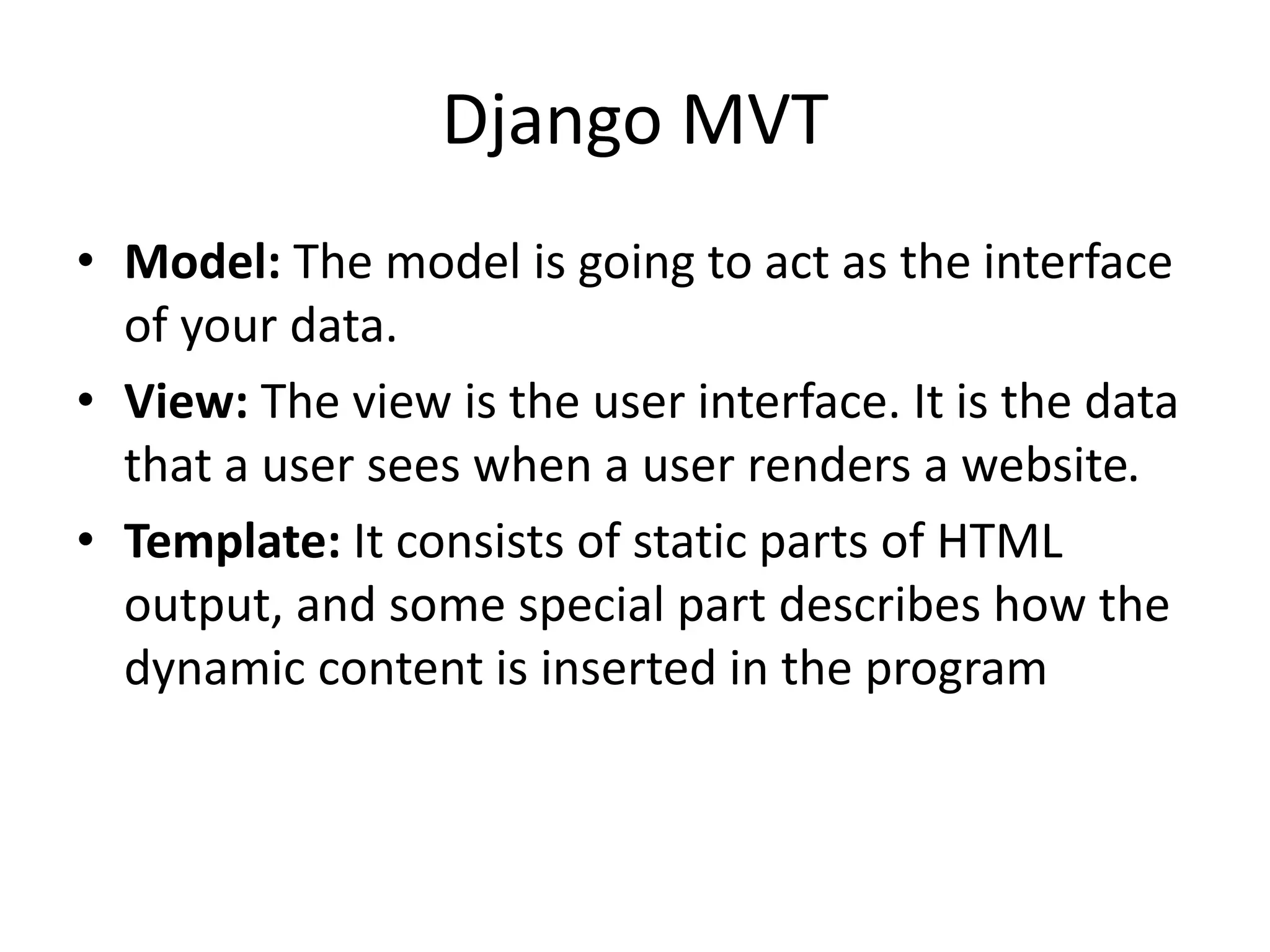 Introduction ot Django with practical work and implimantation.pptx ...