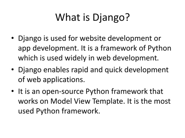 Introduction ot Django with practical work and implimantation.pptx