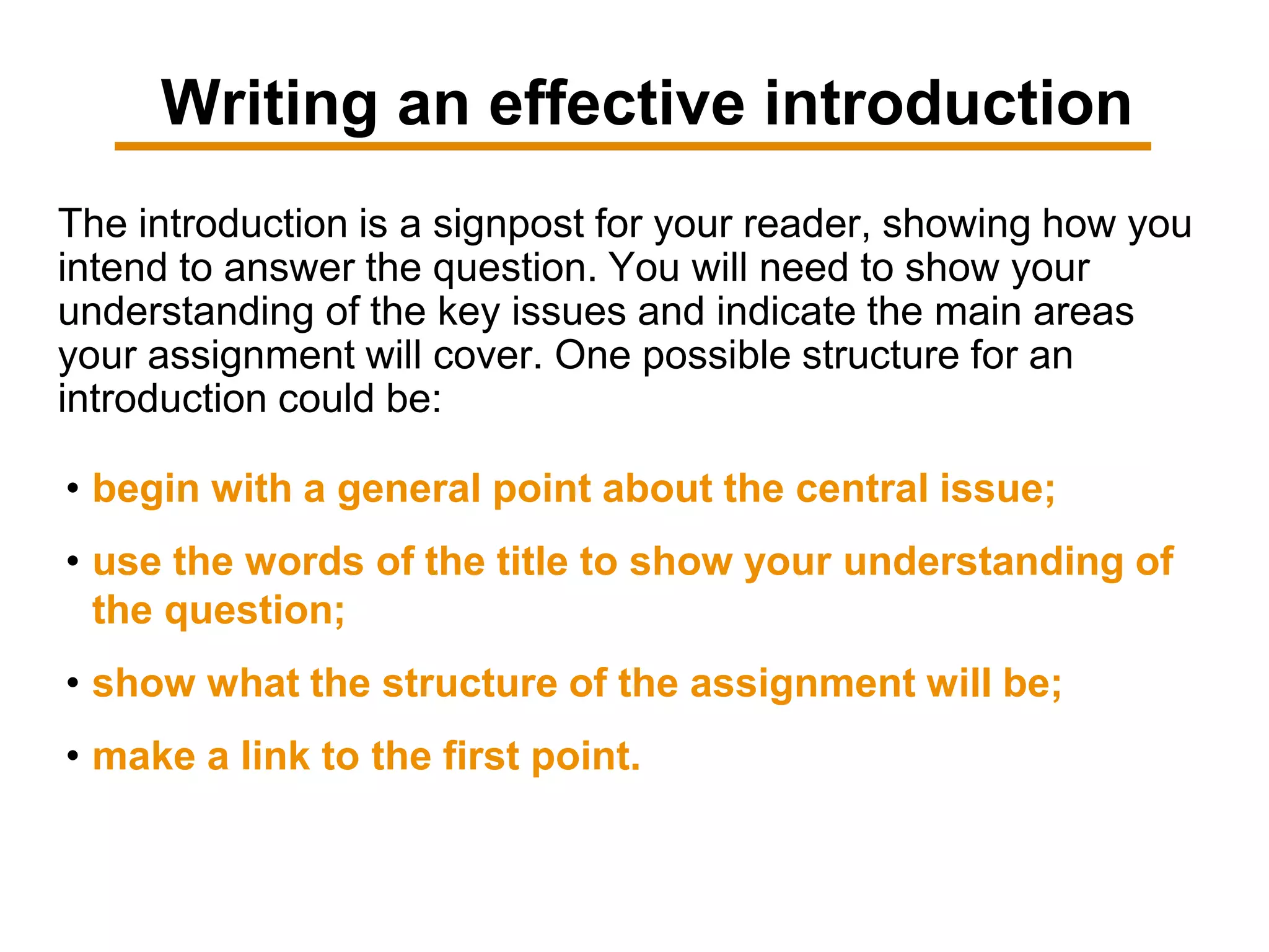 Introduction to paragraphs conclusion | PPT