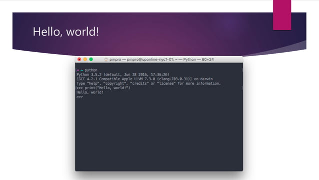 Introduction to the basics of Python programming (part 1) | PPTX
