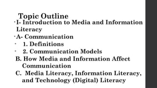 Introduction Part 1 Media and Information Literacy.PPT