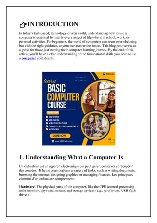 Step into Tech: Basic Computer Skills .. | PDF