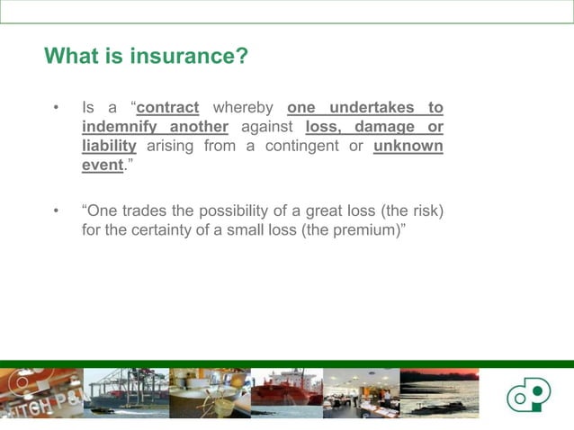 Protection and Indemnity (P&I) | PPTX | Motor Insurance | Insurance