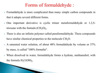 Introduction preparation of_formaldehyde | PPT