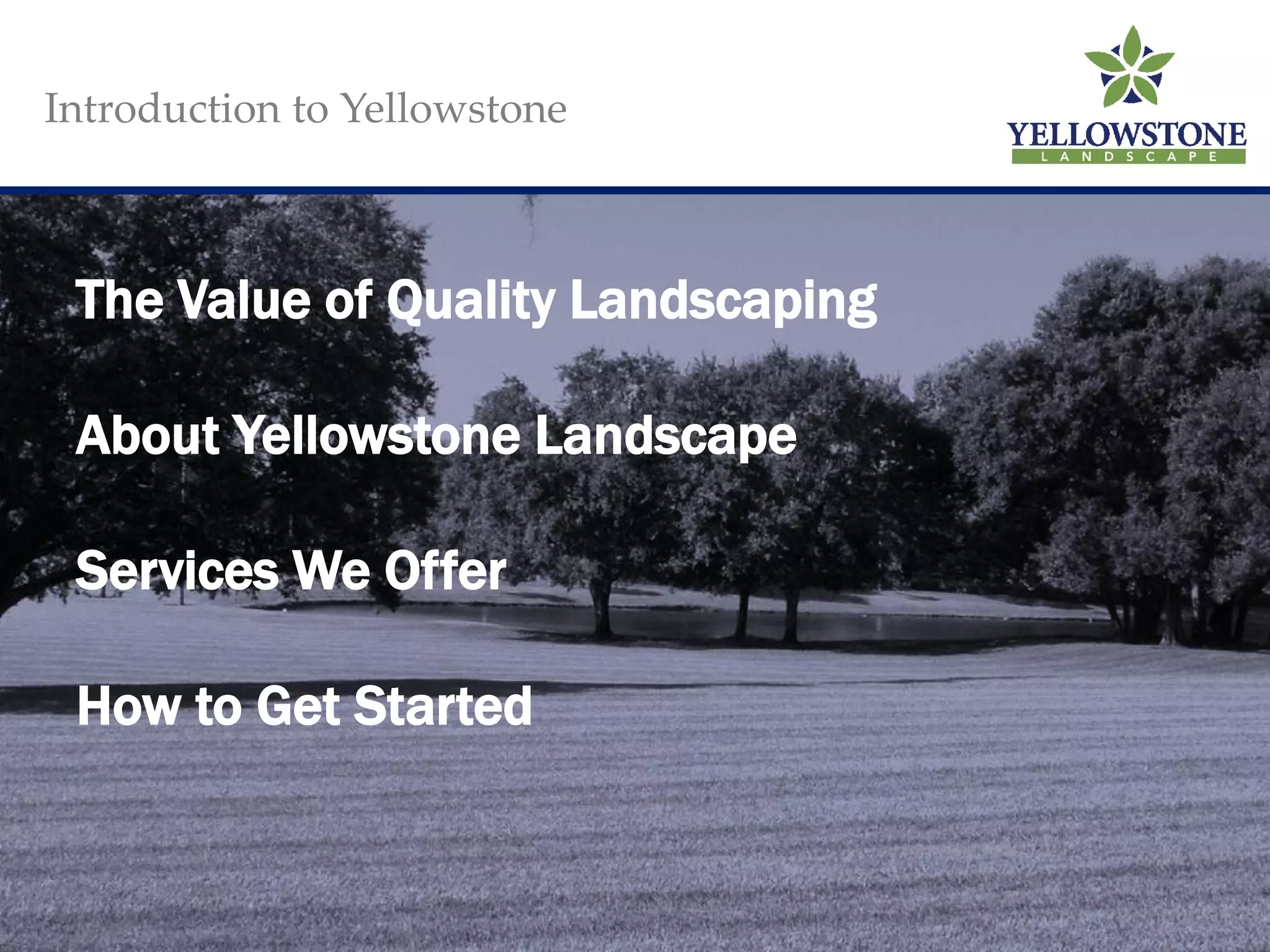 Introduction to Yellowstone Landscape | PPT