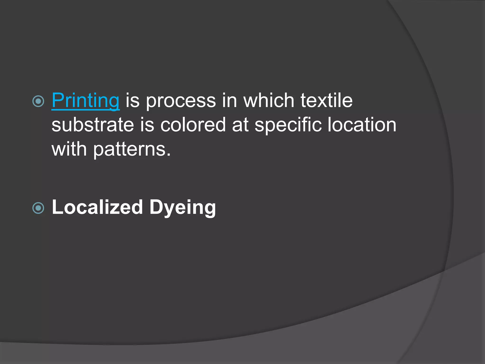 Textile Printing Concept | PPT
