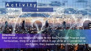 introduction program logic Formulation.pptx | Programming Languages | Computing
