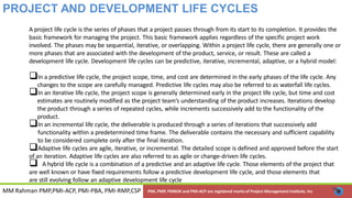 Introduction project management framework (part i & part-ii )-mm rahman ...