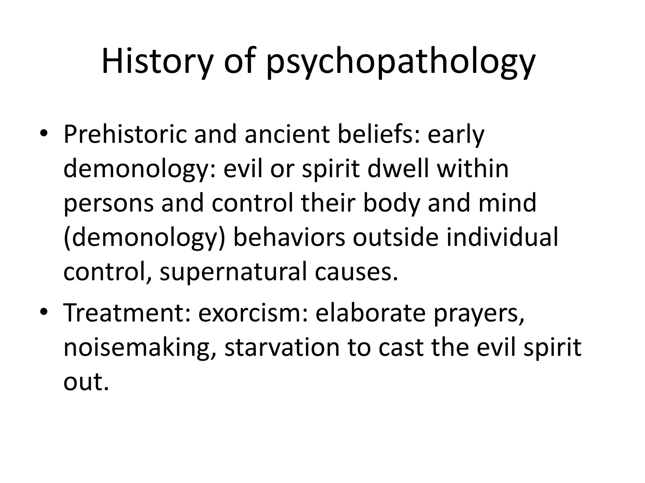 Introduction Psychopathology | PPTX
