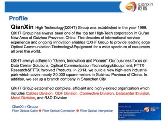 Introduction qian xin hight tech group co. | PDF