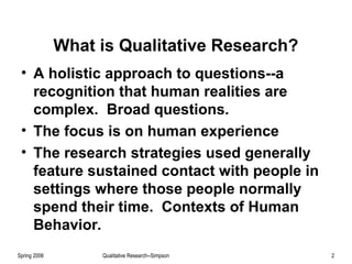Introduction Qualitative Research.5traditions.ppt