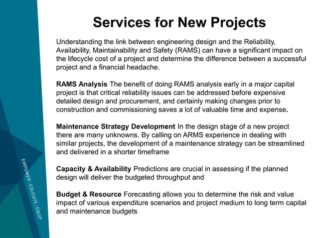 RAMS for new projects | PPT
