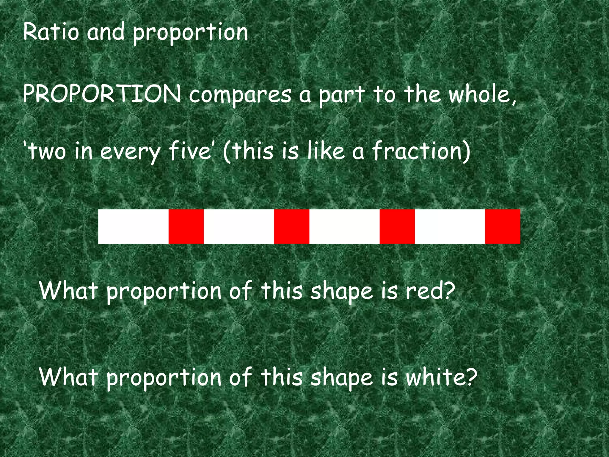 Introduction ratio and proportion | PPT