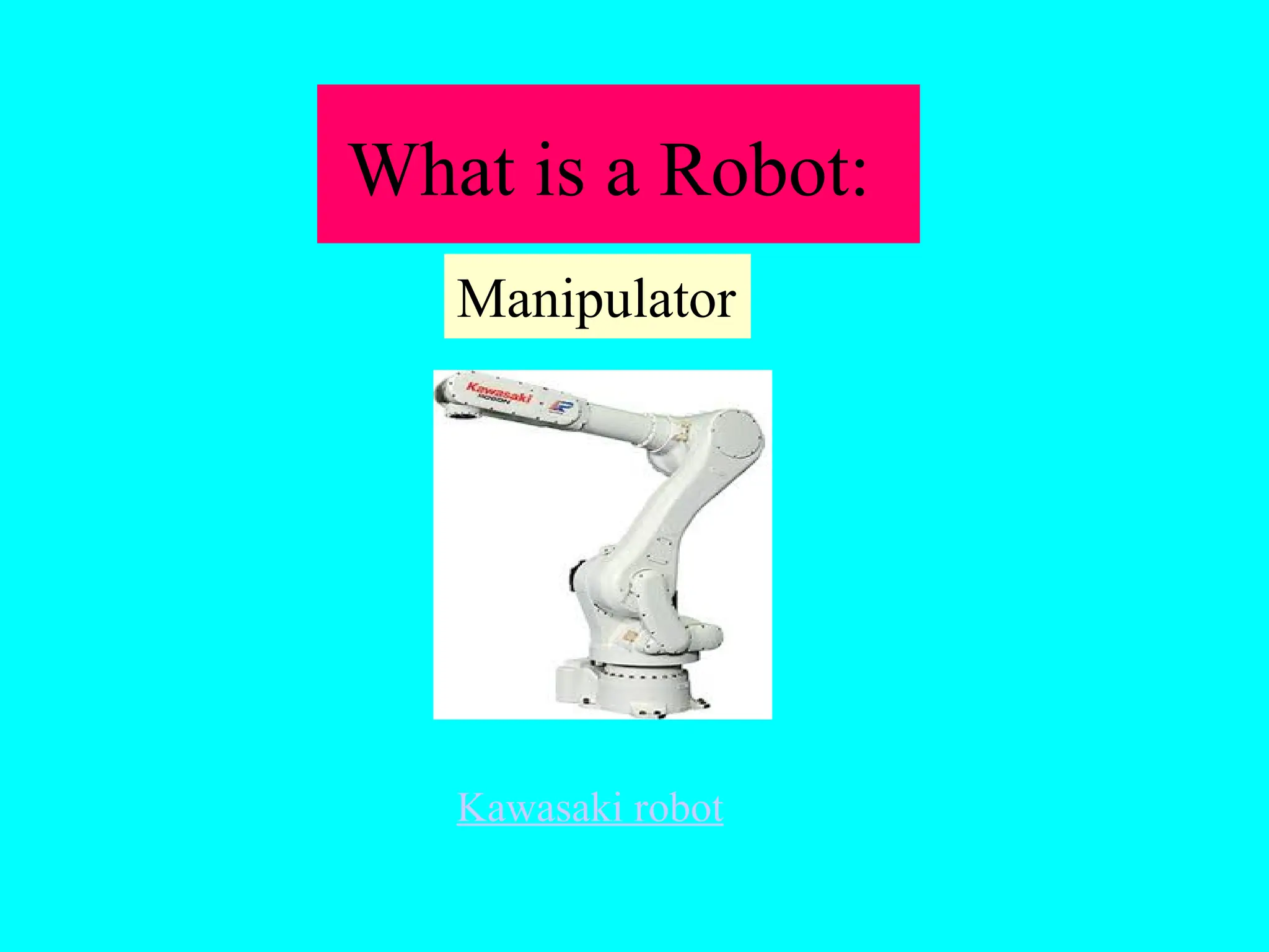 Introduction Robotic Ppt Ini Materi Tentaang Robotik Ppt