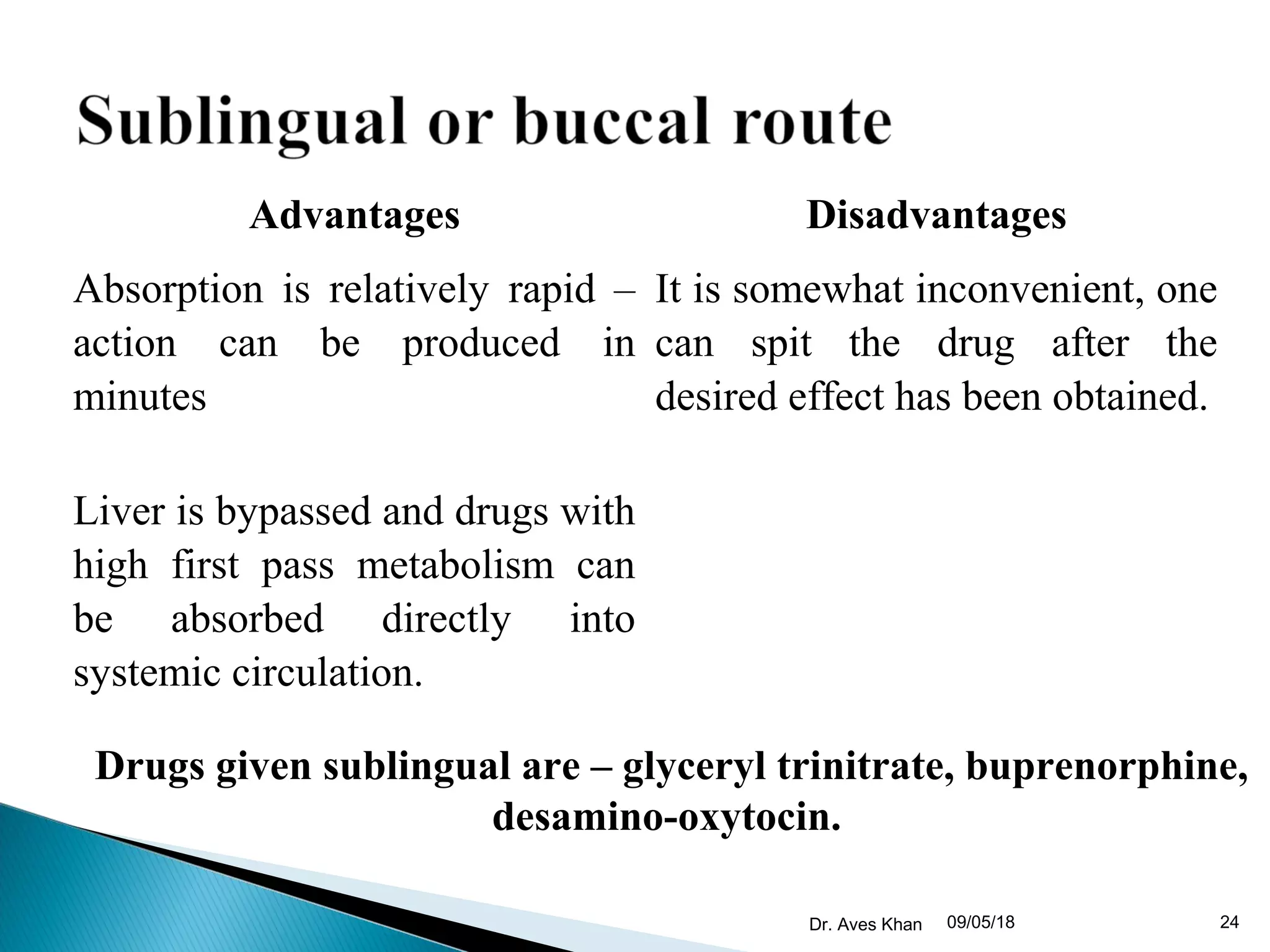 Introduction & Routes of drug administrations | PPT