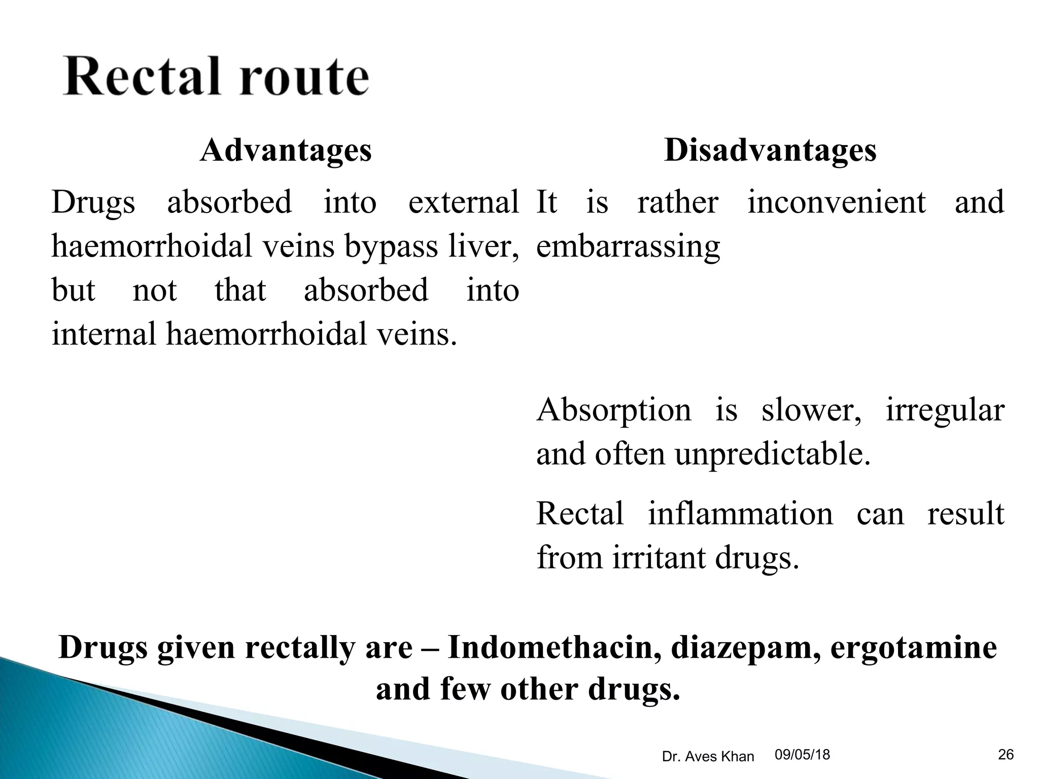 Introduction & Routes of drug administrations | PPT