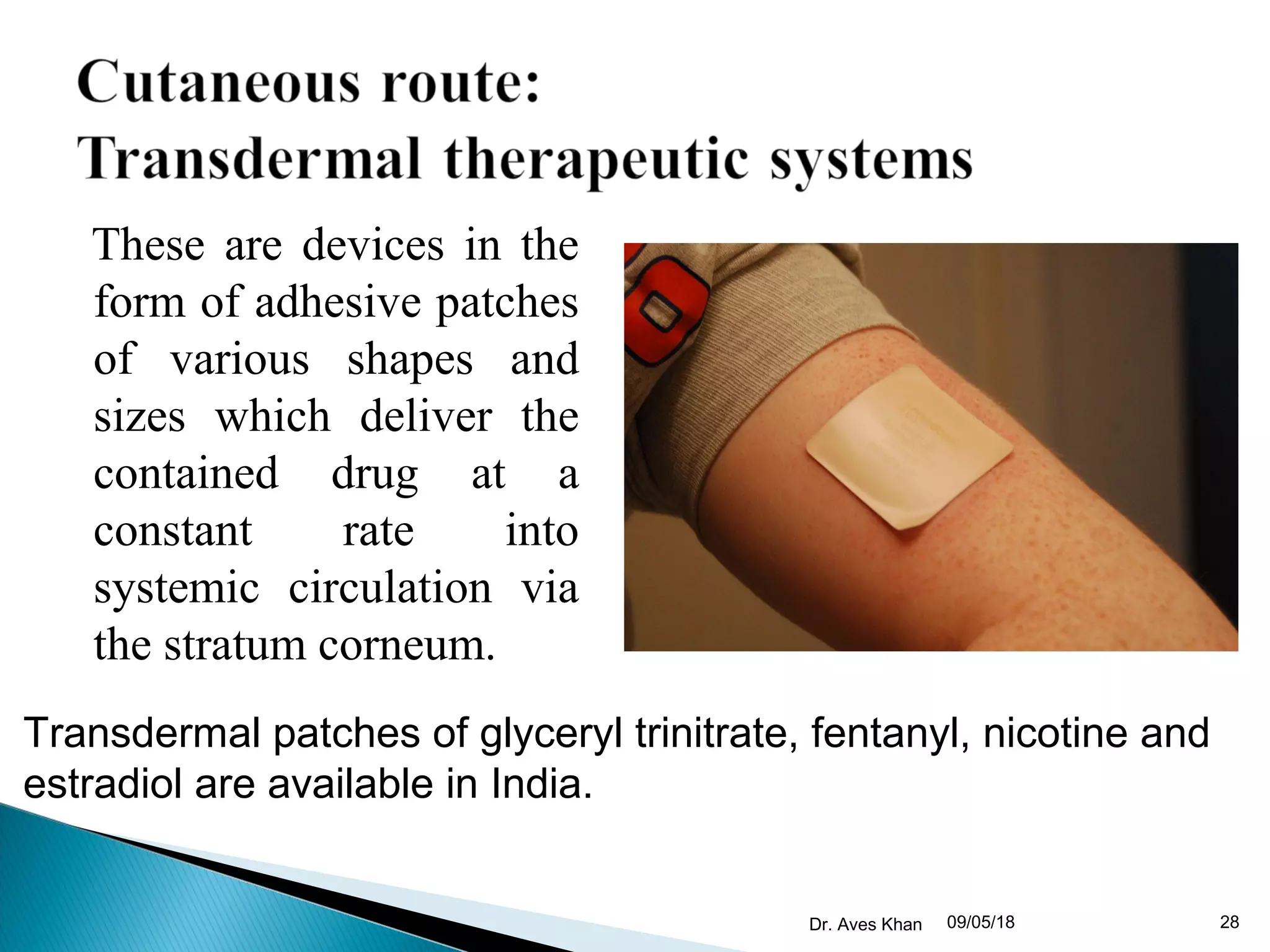 Introduction & Routes of drug administrations | PPT