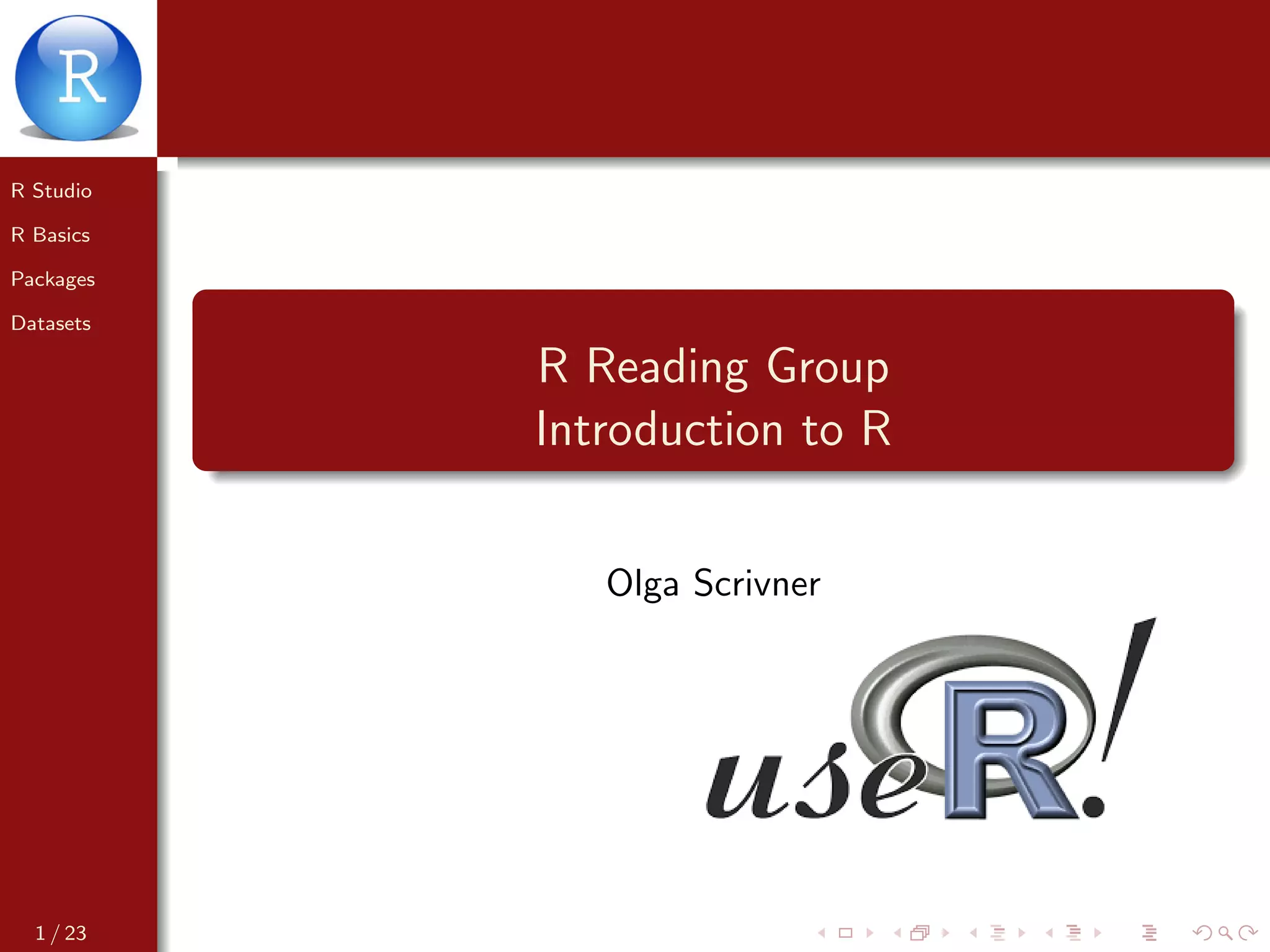 Introduction to Rstudio | PDF