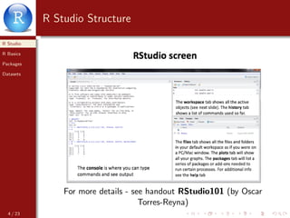 Introduction to Rstudio | PDF
