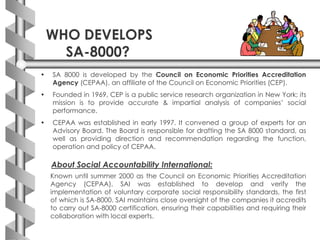 Introduction _SA-8000-Awareness training | PDF