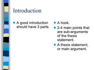 Introductions and Conclusions | PPT