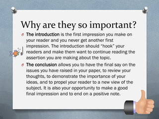 Introductions and conclusions | PDF