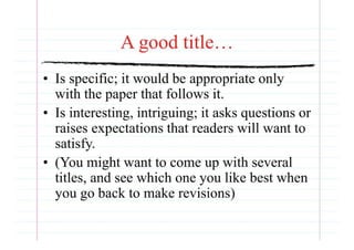 Introductions And Titles | PDF