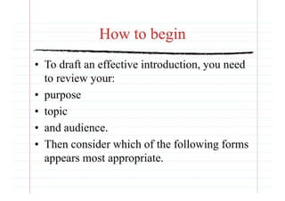 Introductions And Titles | PDF