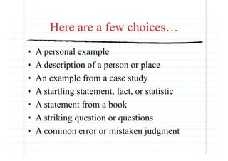 Introductions And Titles | PDF