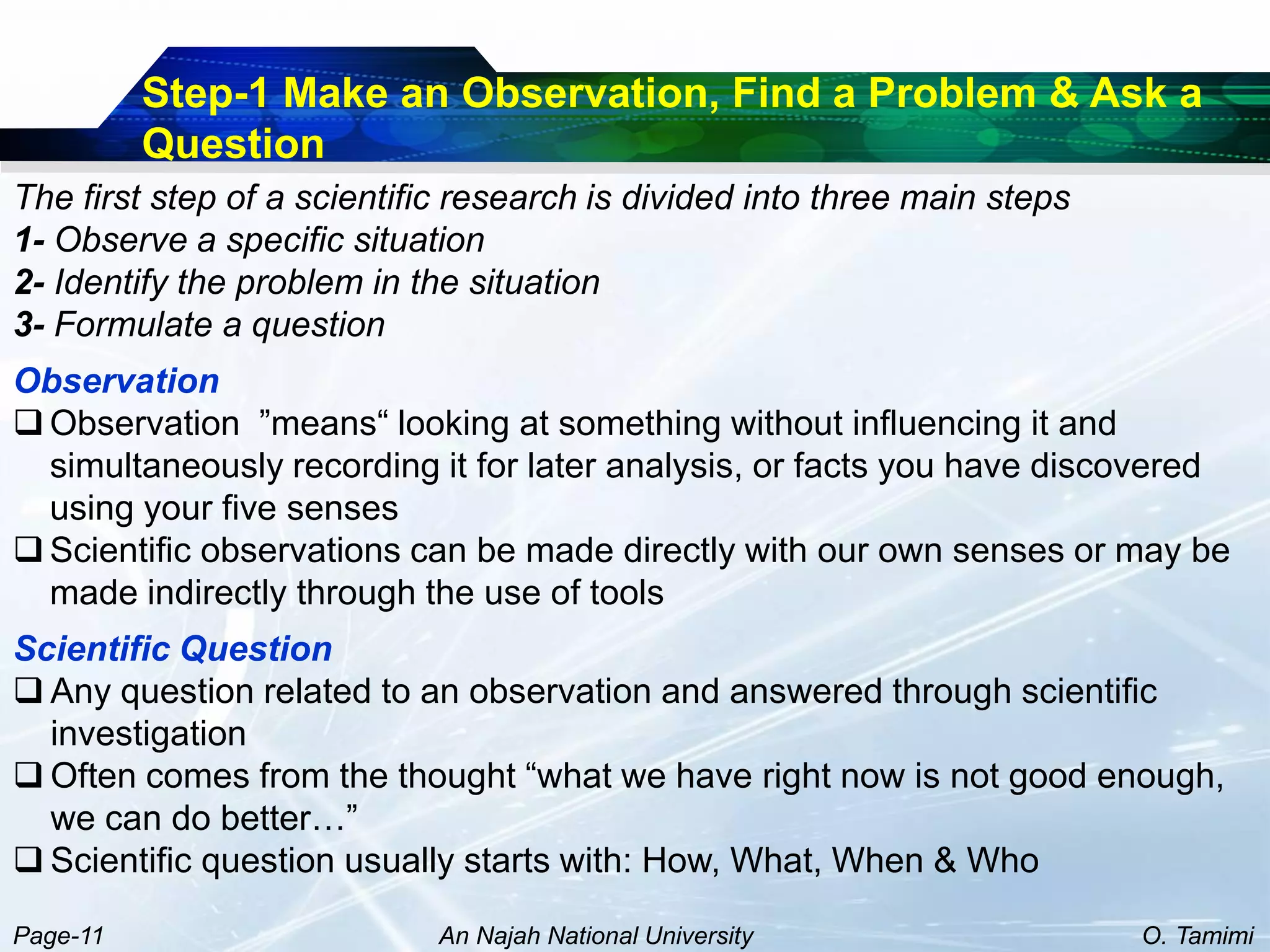 Introduction Scientific Research | PDF