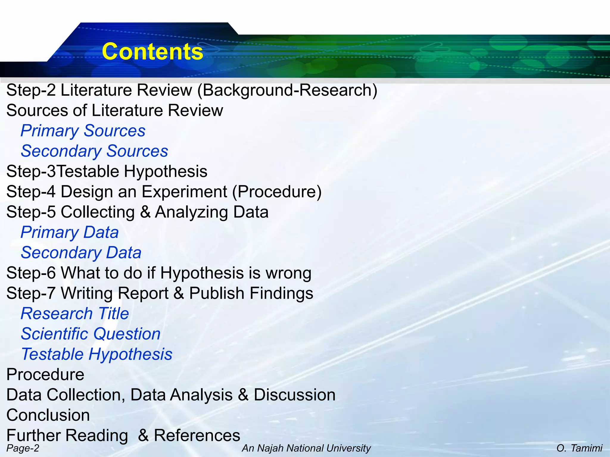 Introduction Scientific Research | PDF