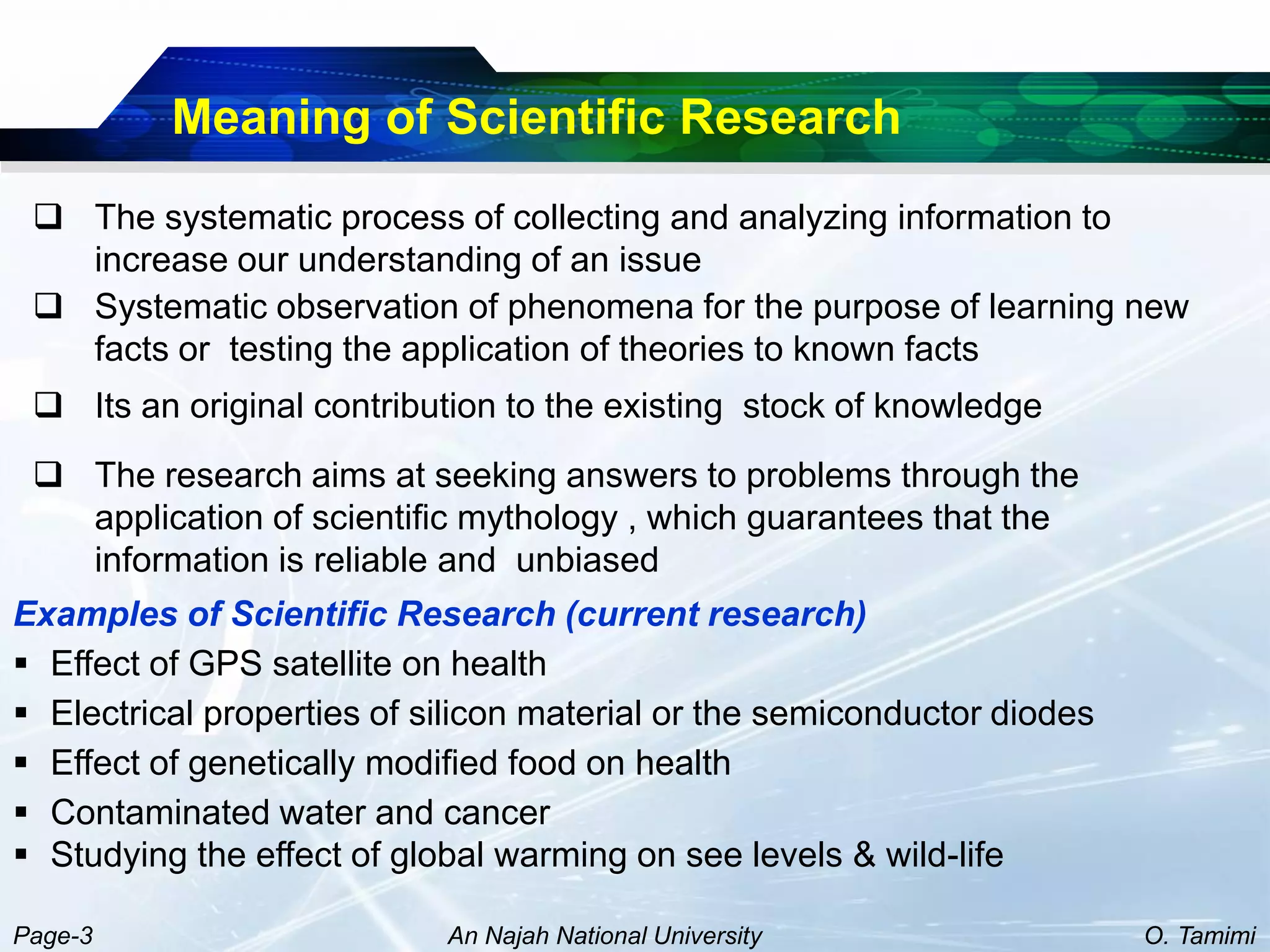 Introduction Scientific Research | PDF