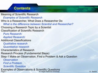 Introduction Scientific Research | PDF