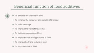 food additives Introductions | PPTX | Healthy Cooking and Eating | Food ...