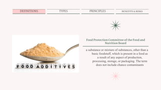 food additives Introductions | PPTX | Healthy Cooking and Eating | Food ...