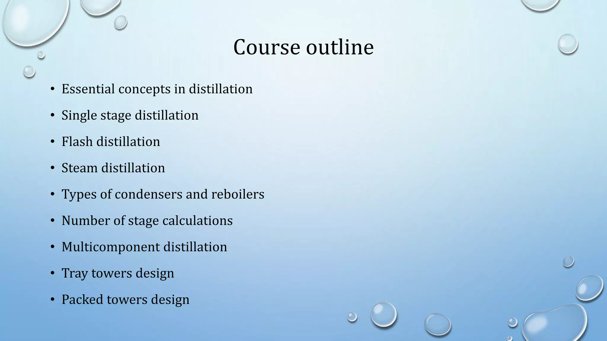Introduction Section Multistage Separation Processes Pptx