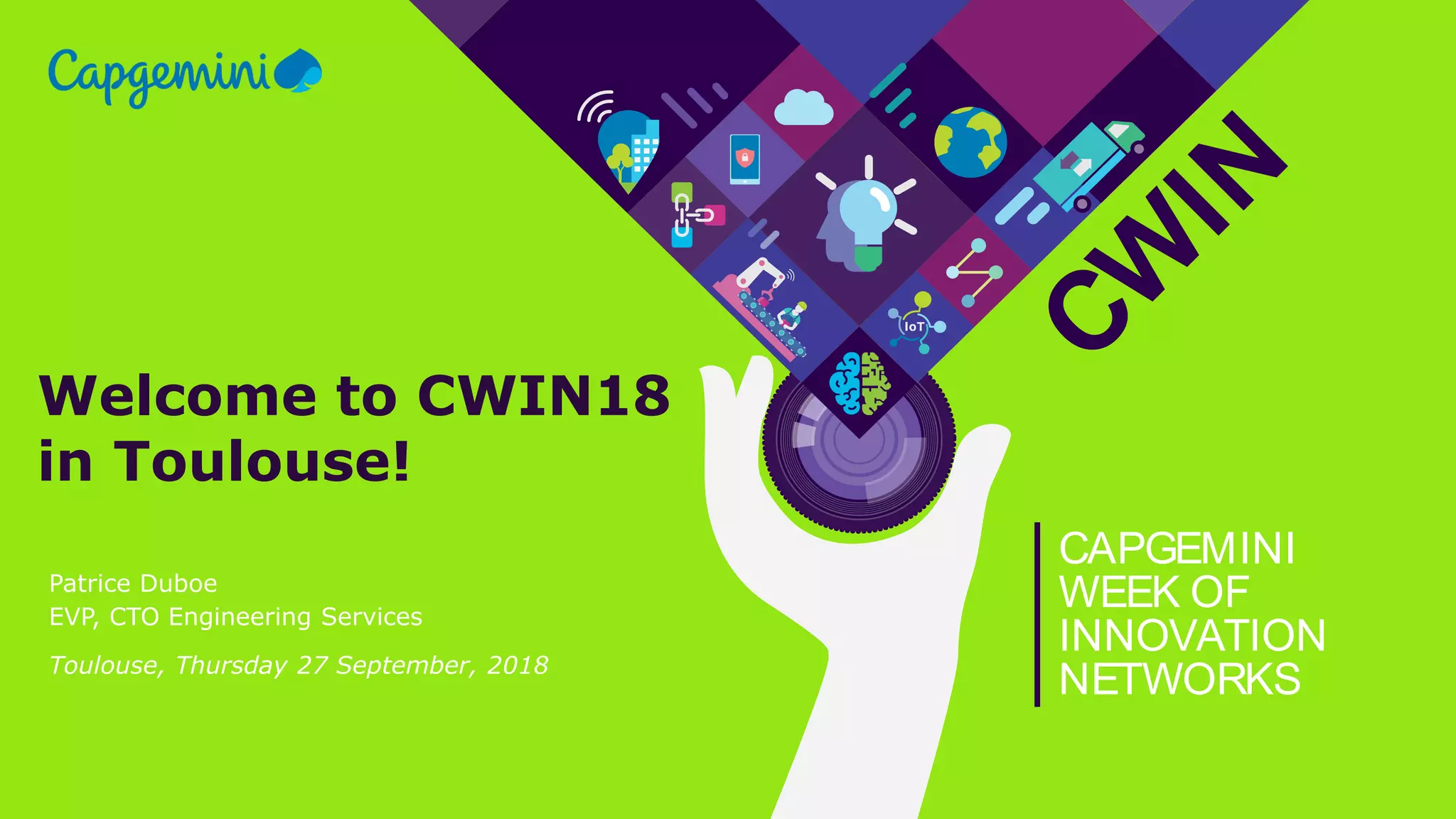 Introduction session patrice duboe, capgemini cwin18_toulouse | PDF