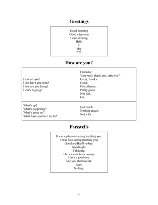 Introductions exercises | PDF