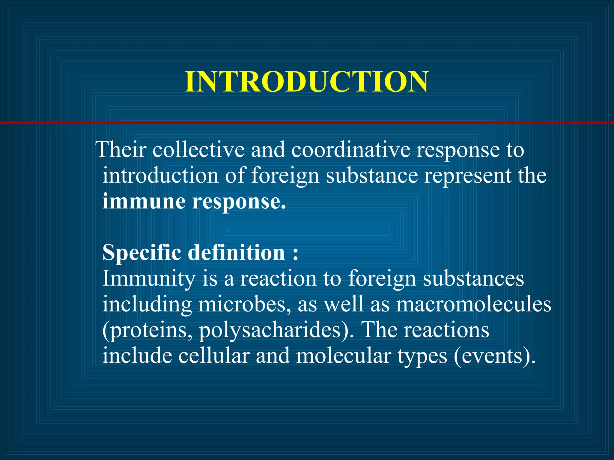 Introduction to immune system | PPT